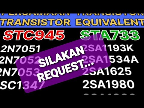Stc945 Sta 733 Persamaan Transistor Equivalent Substitute