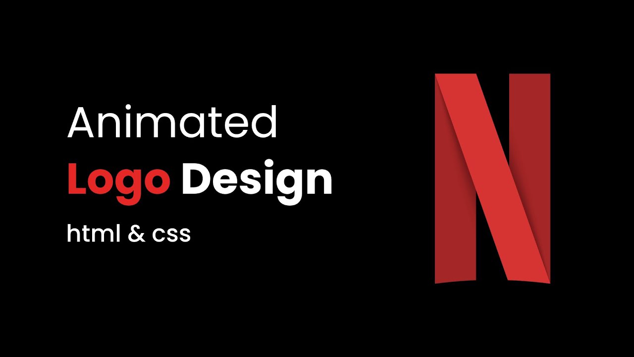 Create Animated Logo Using Html And Css Logo Animation For Website In
