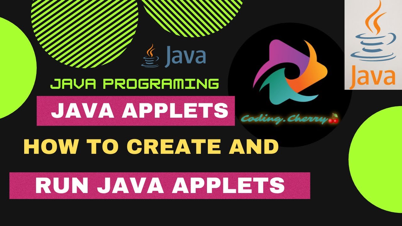 Applets In Java How To Create And Run An Applet In Java Awt