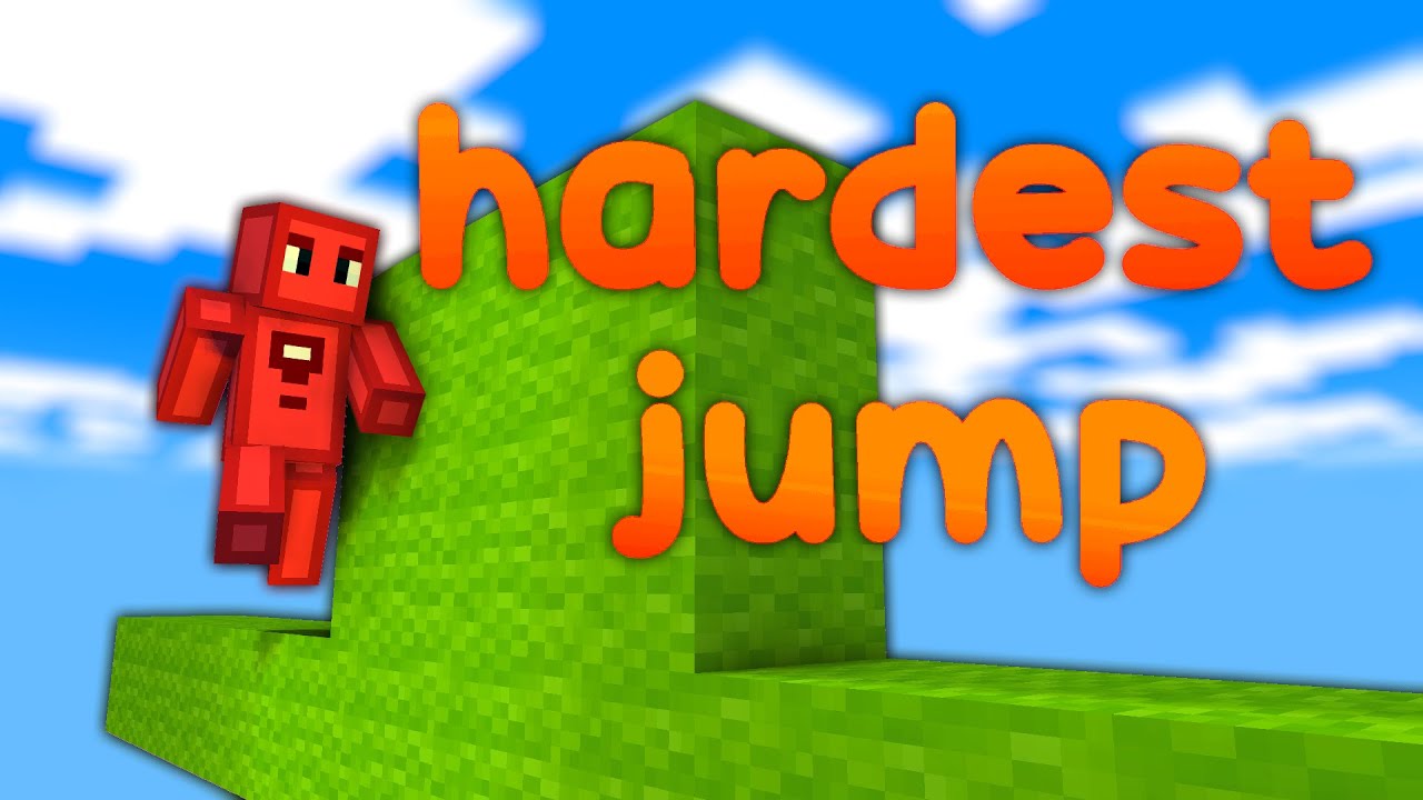 Minecraft S Hardest Jump Youtube