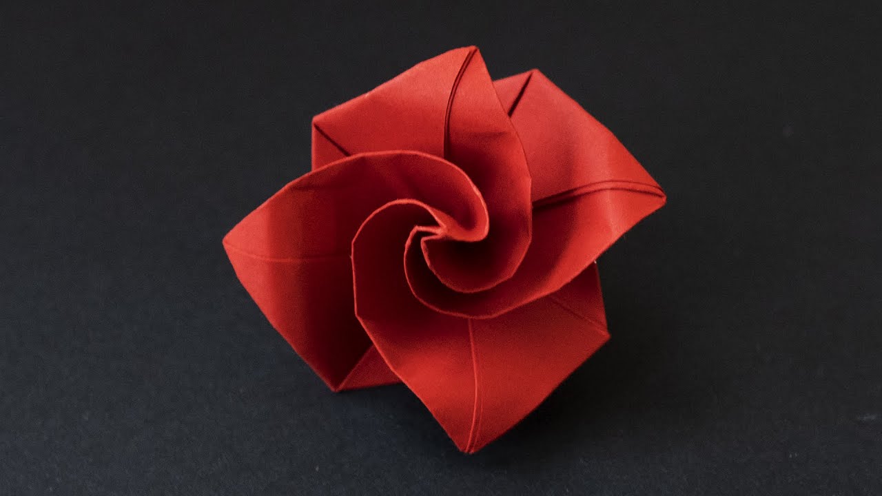 Origami Paper Flowers Template Best Flower Site