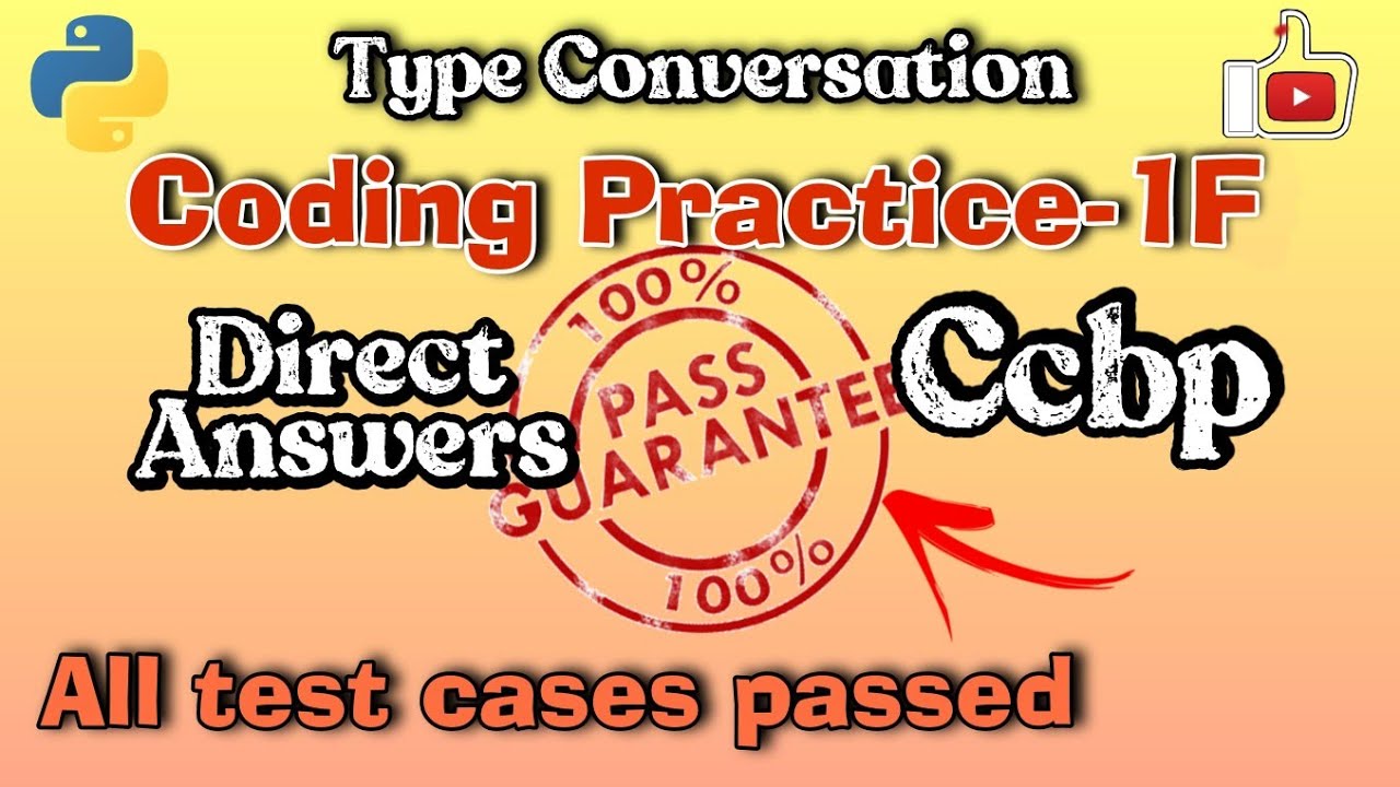 Coding Practice 1f Type Conversation In Python Ccbp Nxtwave
