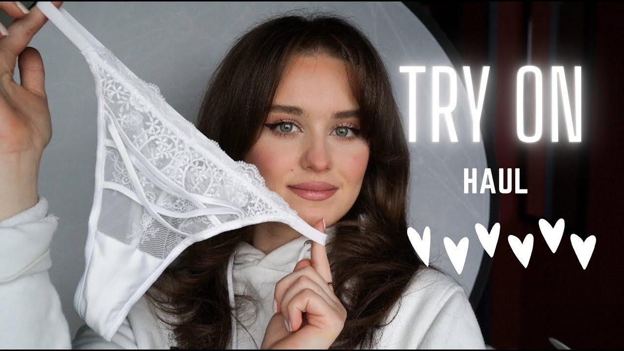 Pantie Try On Nude Haul 24 Tiny See Through Lingerie G String