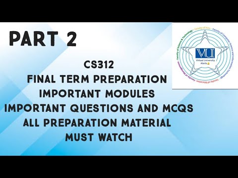 Cs312 Final Term Preparation Important Mcqs And Questions Part 3