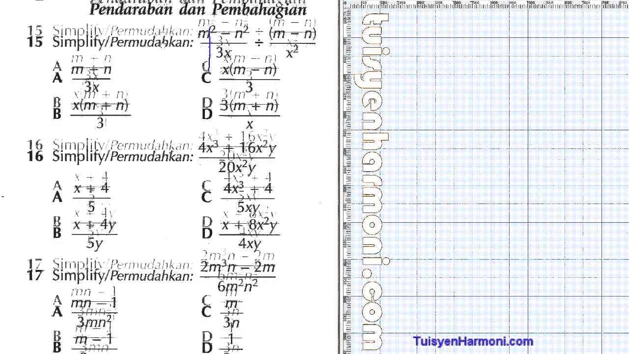 Soalan Add Math Form 4 Dan Skema Jawapan Kabar Click