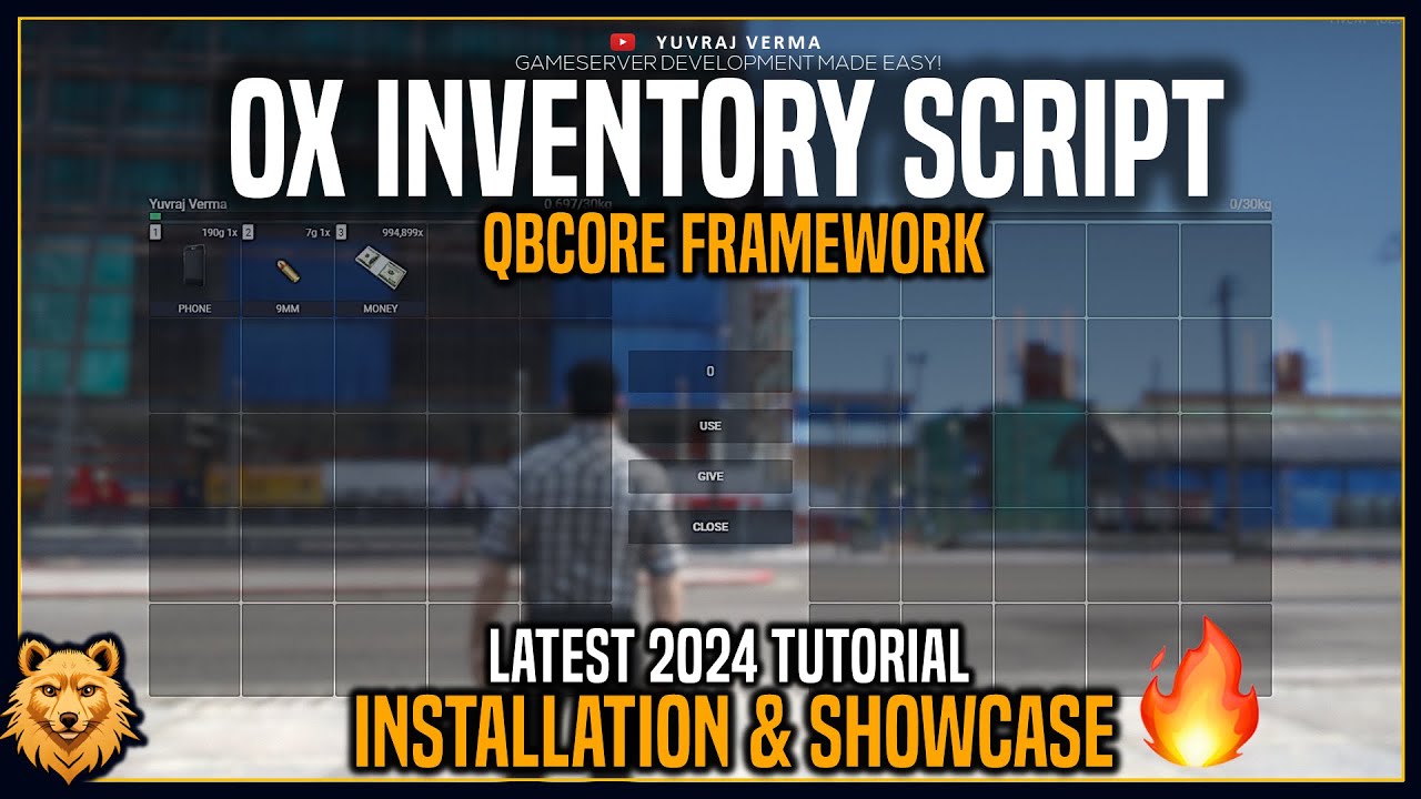 2024 Ox Inventory Installation Qbcore Framework Tutorial Free