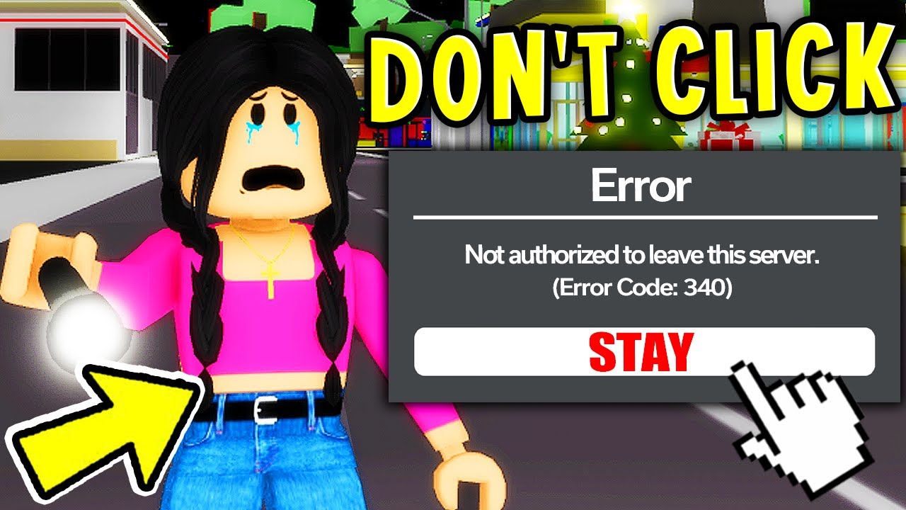 The Scariest Errors On Roblox Brookhaven Youtube