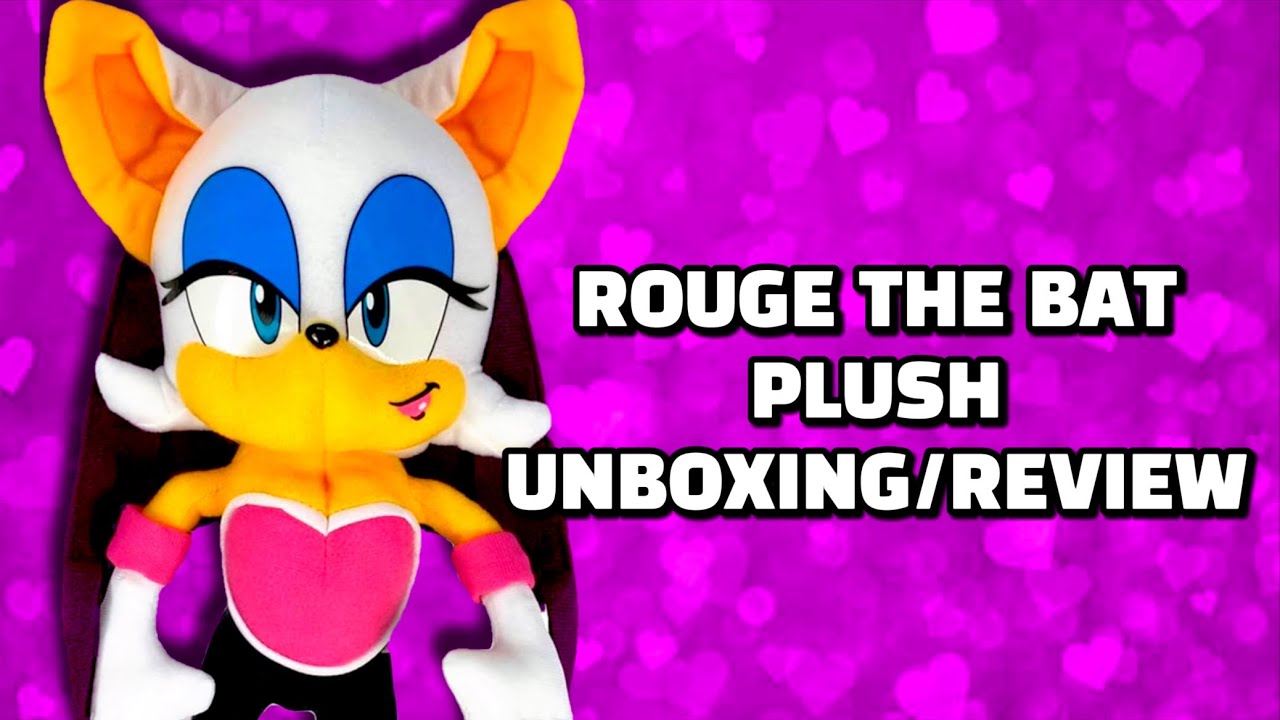 Rouge The Bat Plush Unboxing Review Youtube
