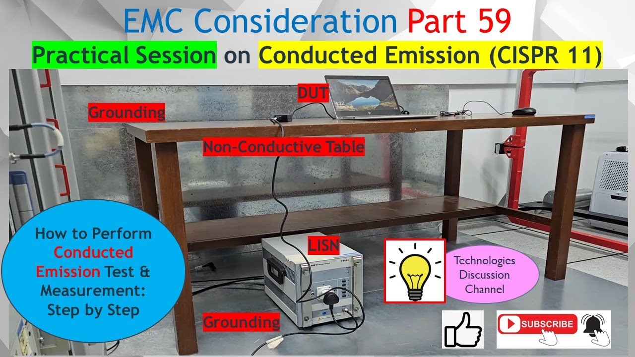 Emc Part 59 Step By Step Guide Hands On Conducted Emission Test For