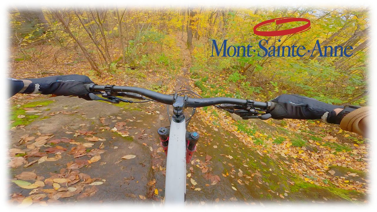 Dernière Ride De L Année Dans Les Feuilles Au Mont Ste Anne Youtube