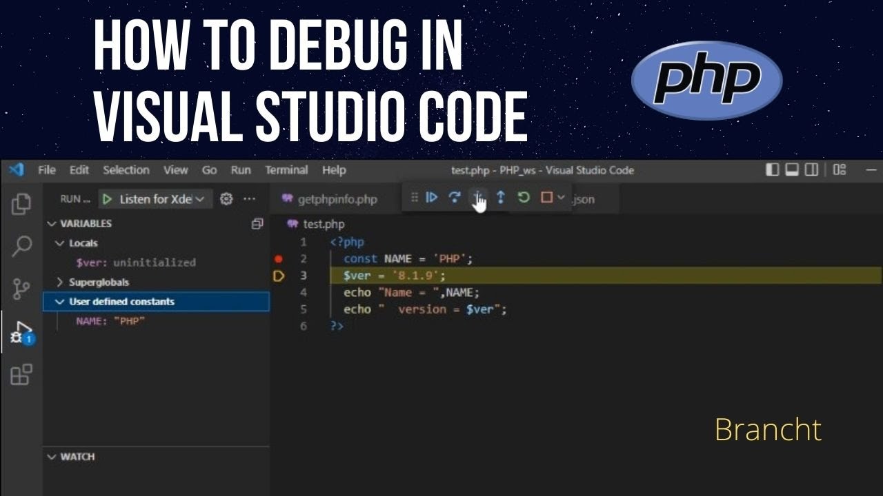 How To Set Up Php Debugging In Visual Studio Code 13 Youtube