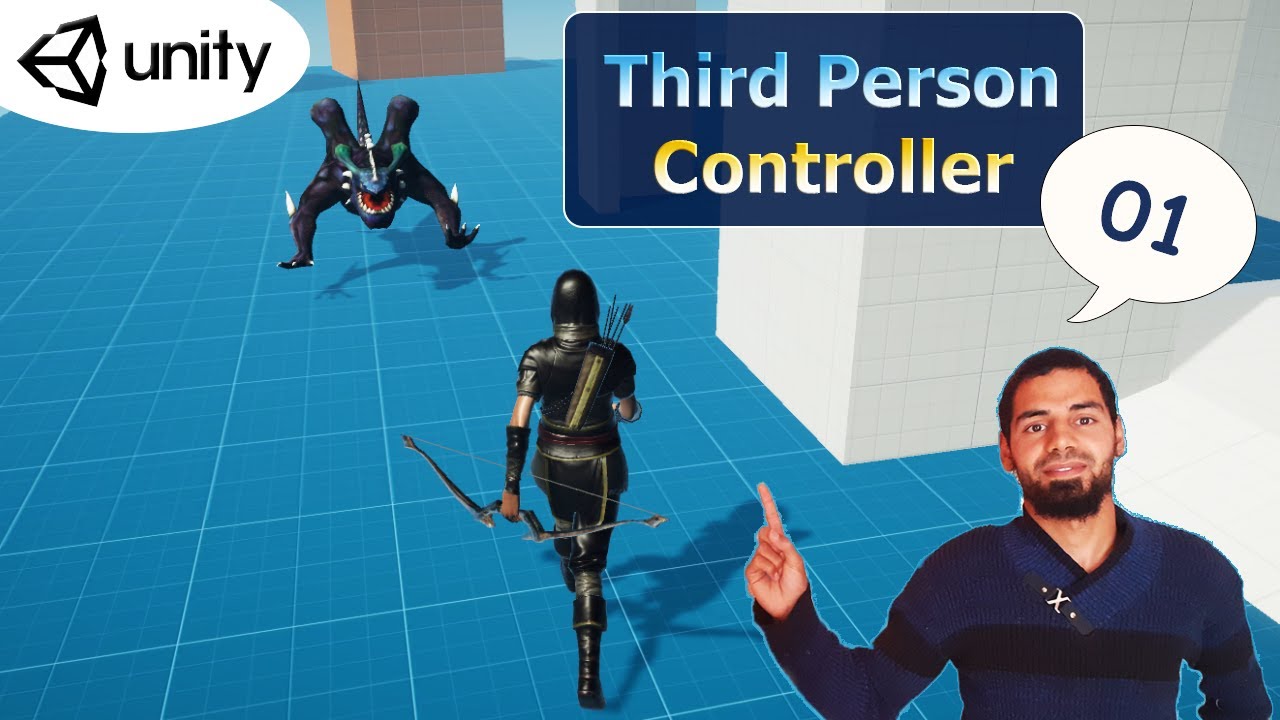 Create A Third Person Character Controller In Unity Tutorial Youtube