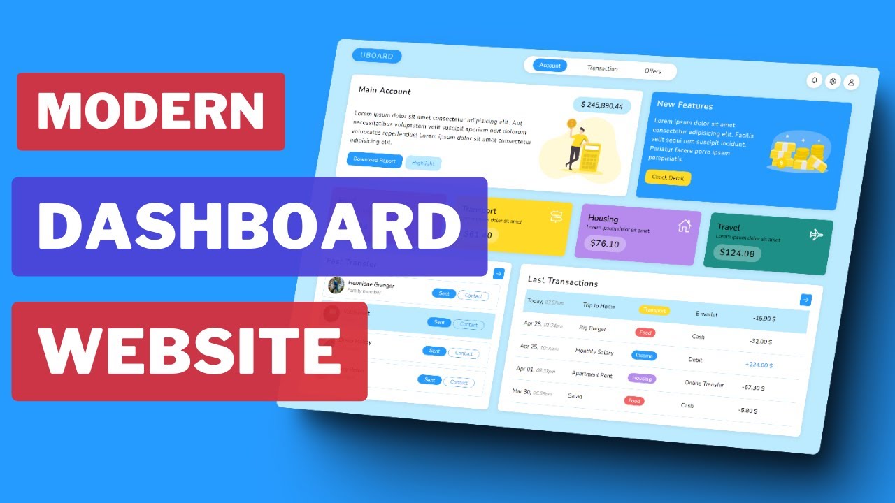 Responsive Website Using Html And Css Only Admin Dashboard Website