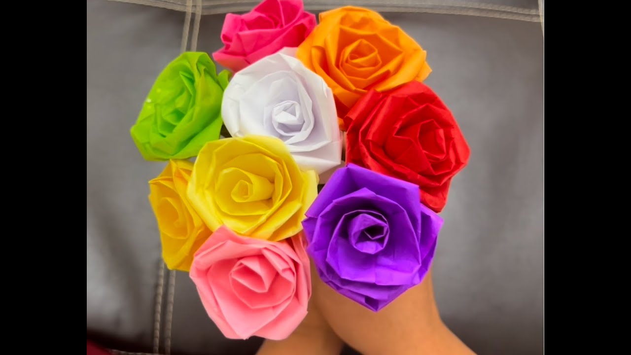 Tissue Paper Roses Pattern