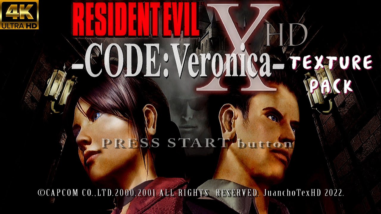 Resident Evil Code Veronica X 4k Uhd Texture Pack Gameplay Pcsx2 1 7