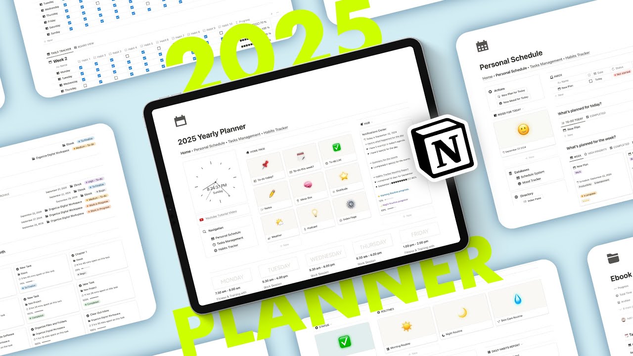 Start Using Notion For 2025 Free Notion Template Version Youtube
