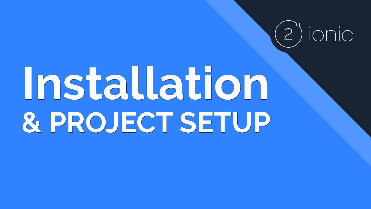 New Free Course Getting Started With Ionic 2 Installation Setup