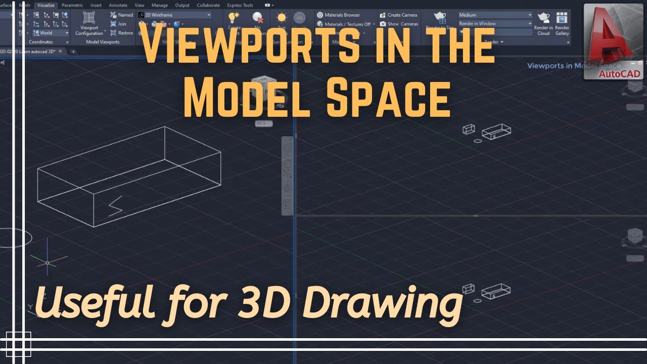 How To Rotate Model Space In Viewport Autocad