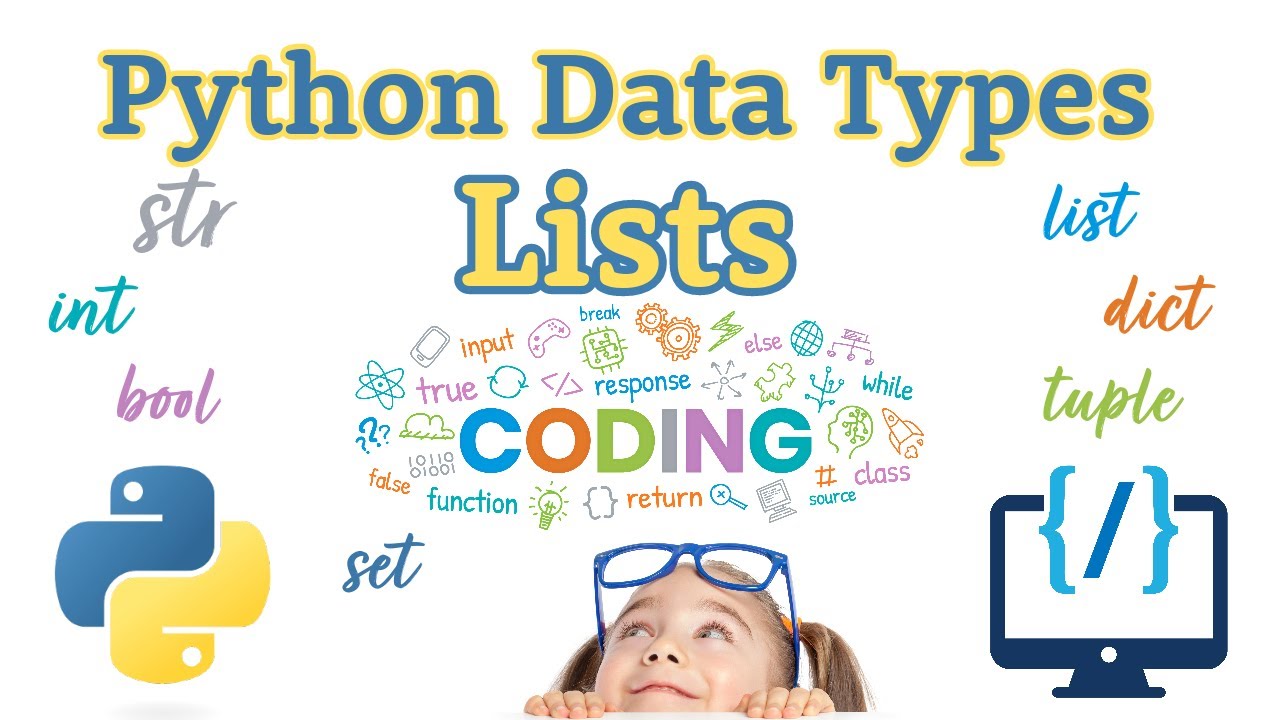 Python List Data Types Tutorial Youtube