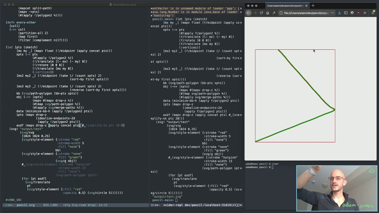 Not So Short Stream Working On Cad Library Clojure Dev Vod 77 Youtube