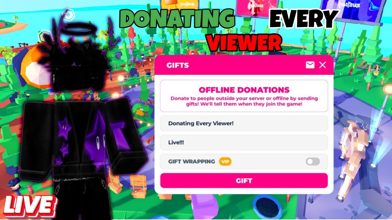 рџ ґlive Donating Robux To Every Viewer рџ ёpls Donateрџ ё Tts 10 Robux рџ ґ