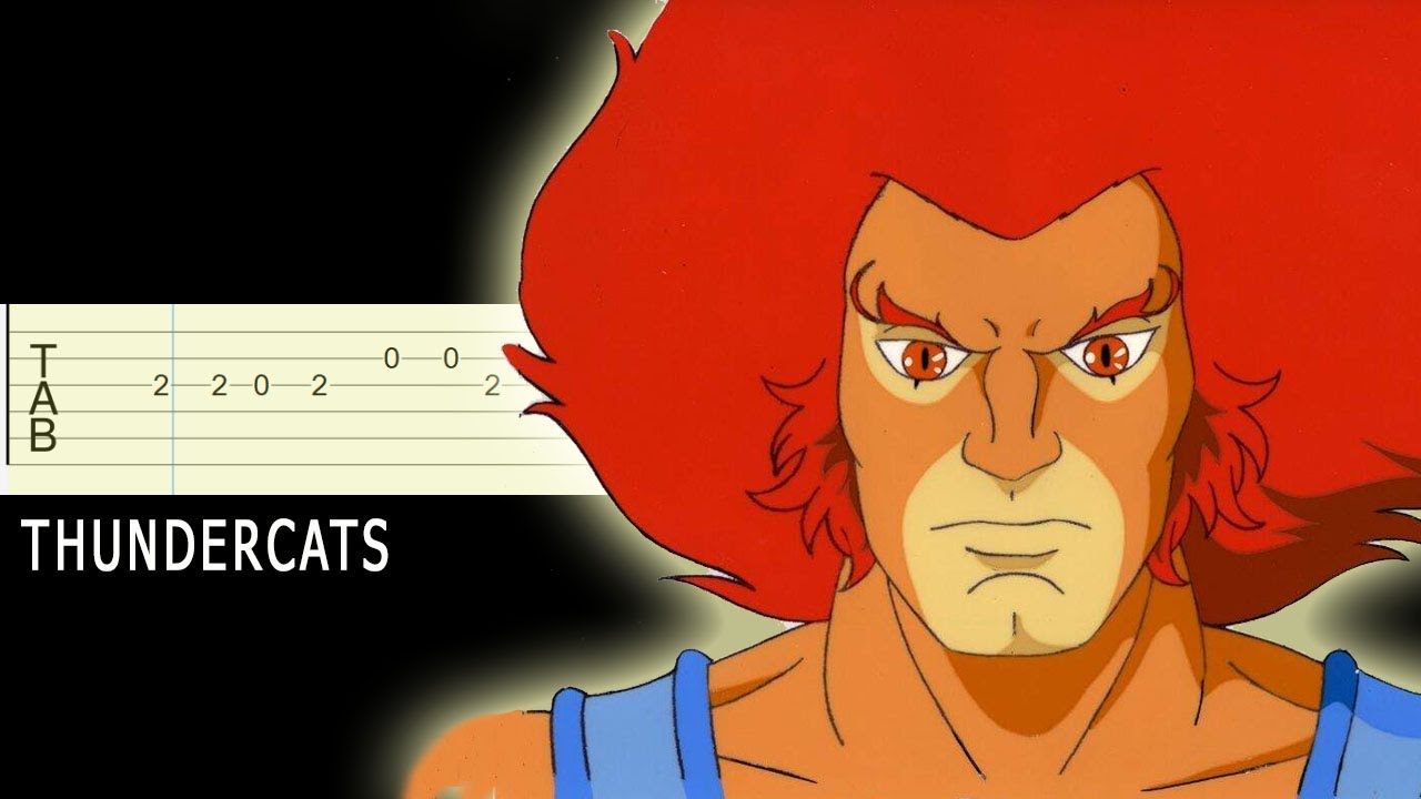 Thundercats Opening Guitarra Tutorial Youtube