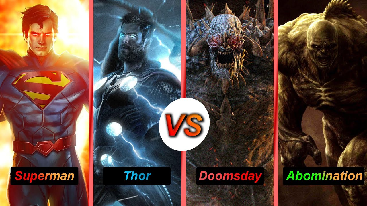 Superman And Thor Vs Doomsday And Abomination Who Will Win