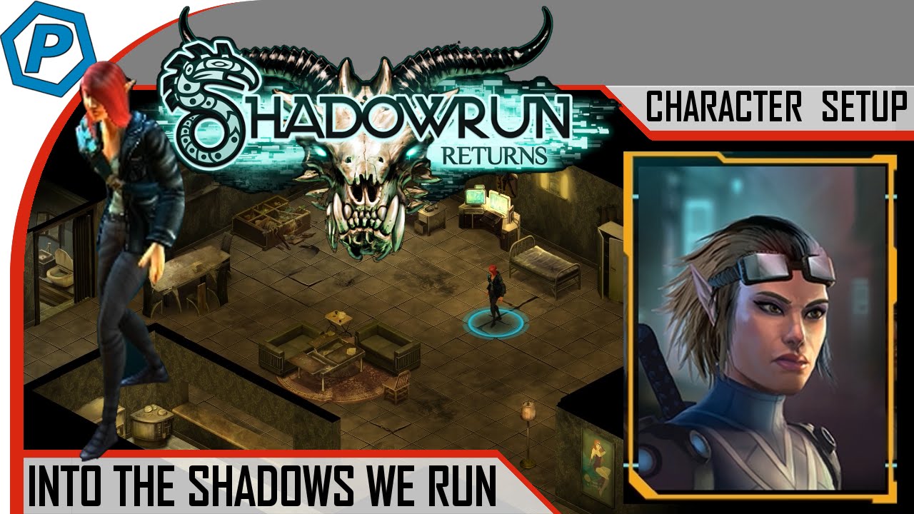 Shadowrun Returns 0 Character Creation Decker Youtube