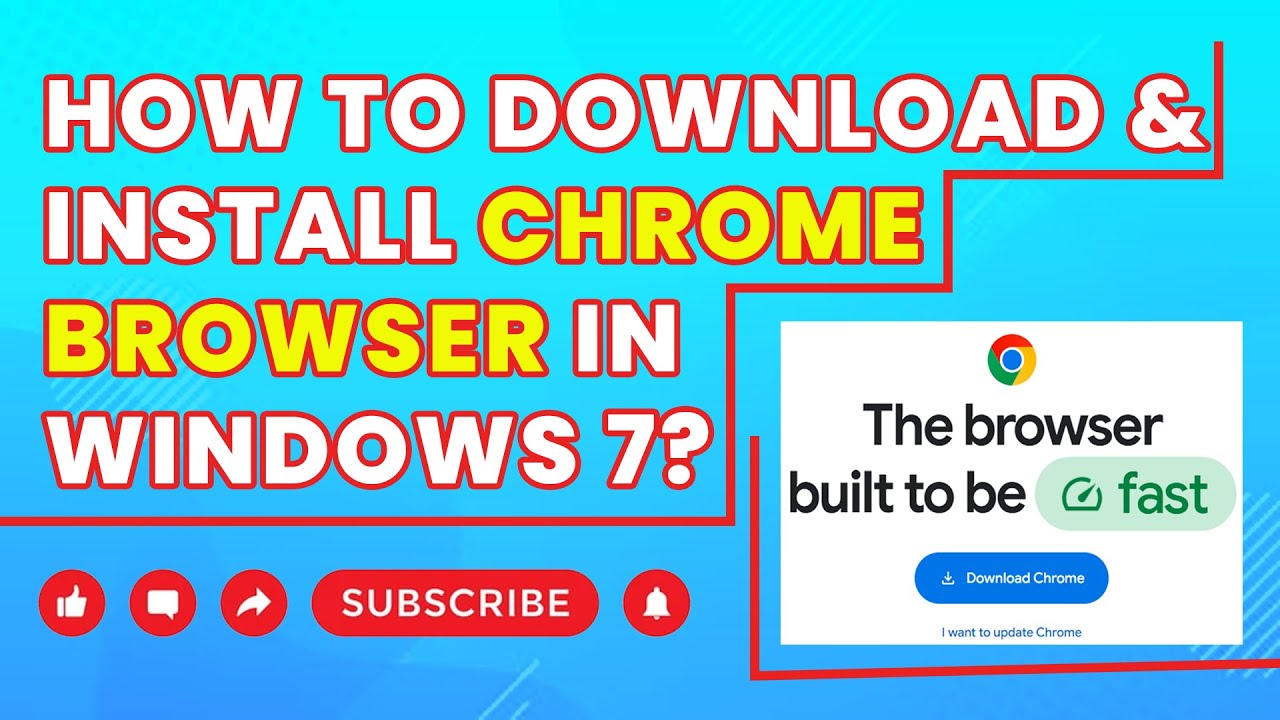 How To Download Install Chrome Browser Youtube