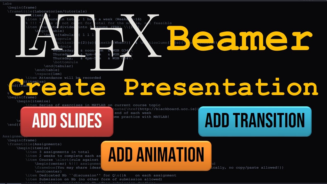 How To Make Stunning Presentations In Latex Beamer Beginner S