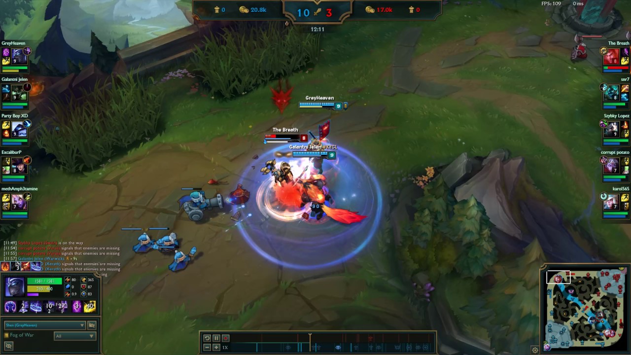 Shen Gameplay Vs Jayce Youtube