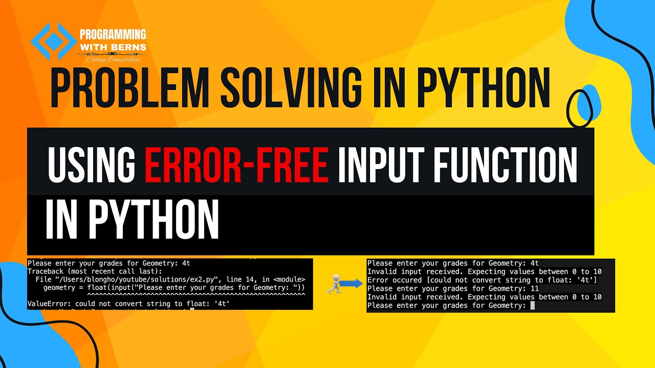 How To Handle User Input Errors In Python Robust Utility Functions