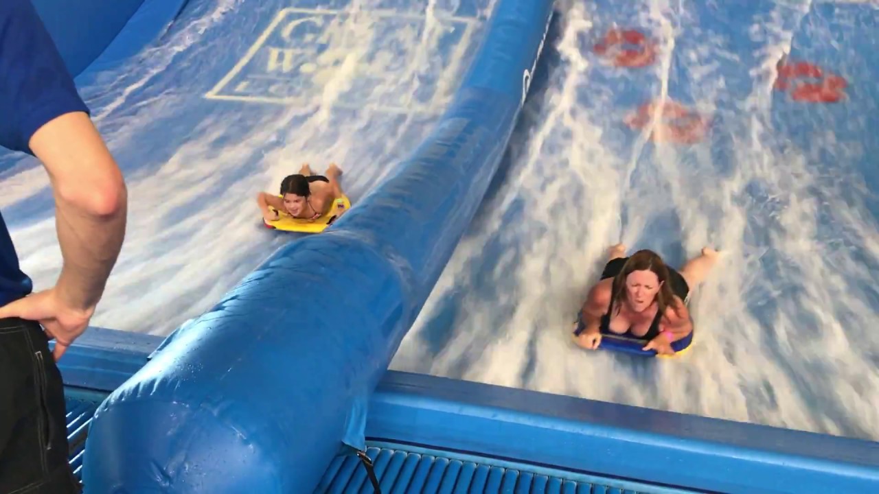 Wiping Out On Flowrider Youtube