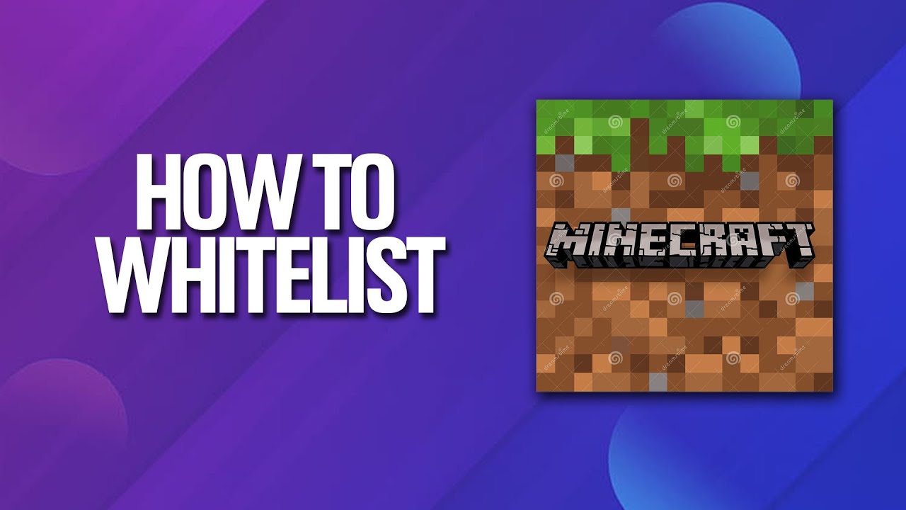 How To Whitelist In Minecraft Tutorial Youtube