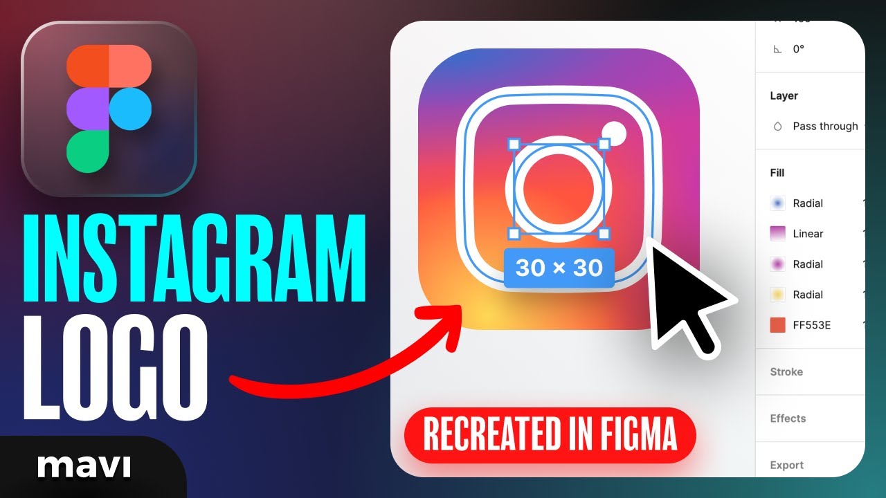 Recreate The Instagram Logo In Figma Tutorial Youtube