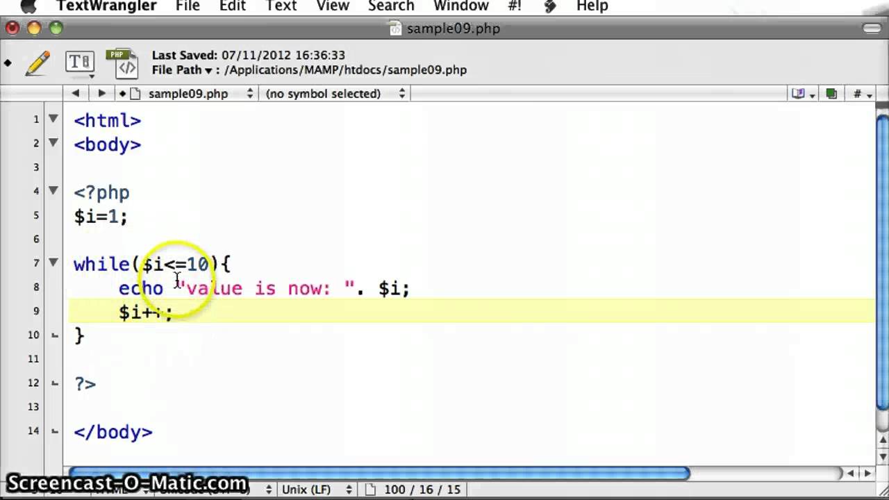 Php While Loop Tutorial 09 2 Youtube