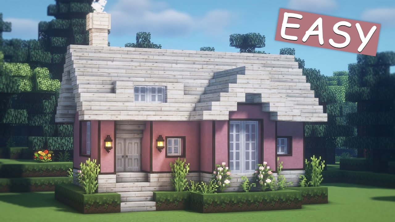How To Build A House In Minecraft рџњёaesthetic Minecraft Tiny House