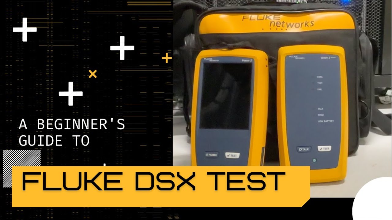 Fluke Dsx Cable Tester Tutorial How To Certify Cat6a Youtube