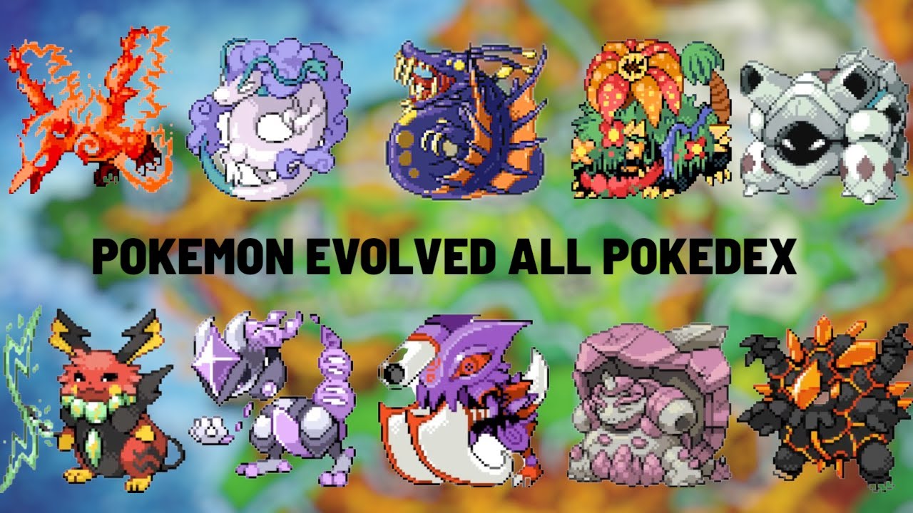 Pokémon Evolved Complete Pokedex Youtube