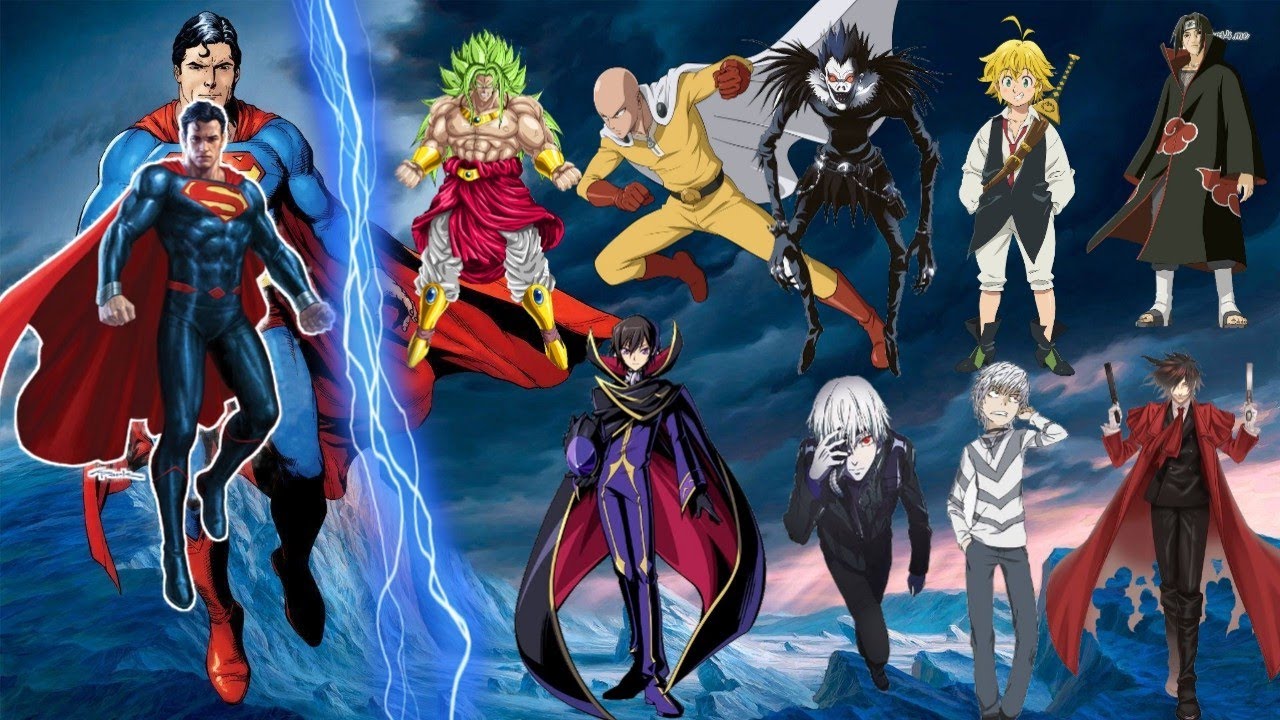 Superman Vs Most Cool And Unique Anime Characters Fully Explained In