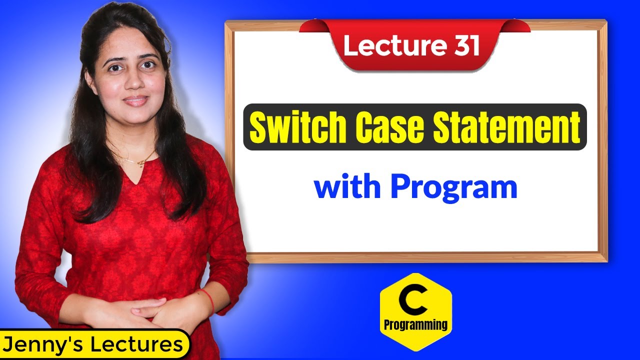 C 31 Switch Statement In C C Programming Tutorials Youtube