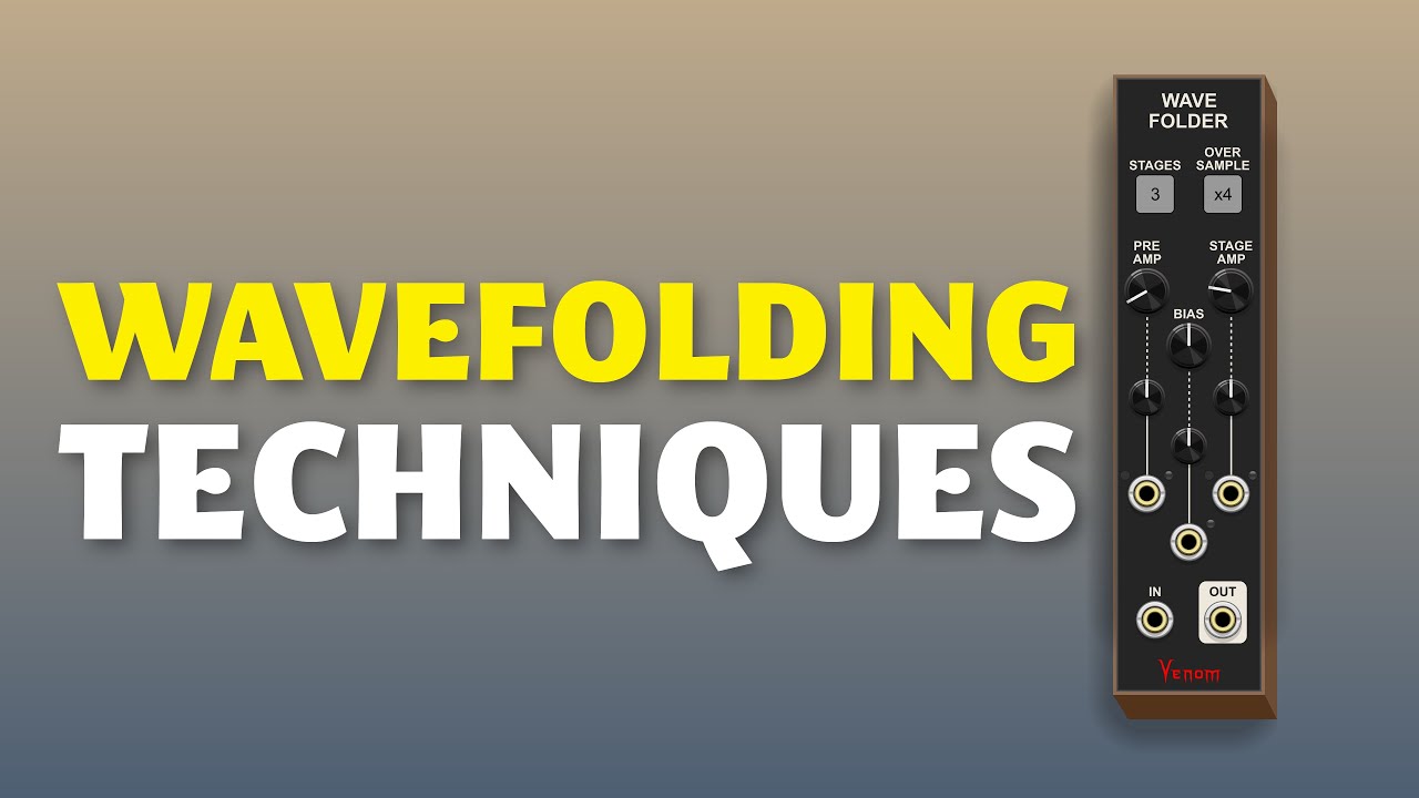 5 Techniques With The Wave Folder From Venom Youtube