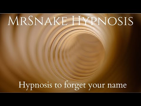 Hypnosis To Forget Your Name Youtube