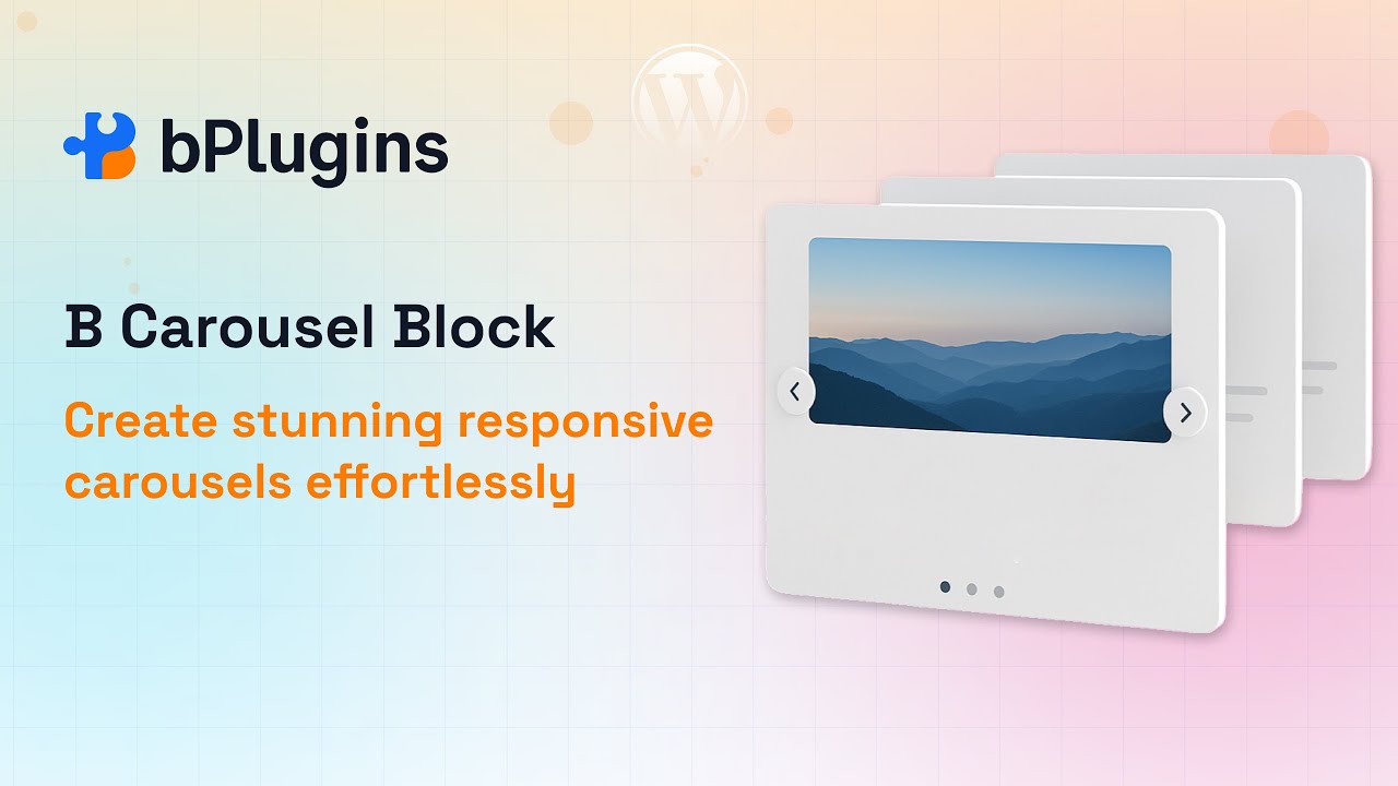 B Carousel Block Plugin Overview Wordpress Carousel Block Made Easy