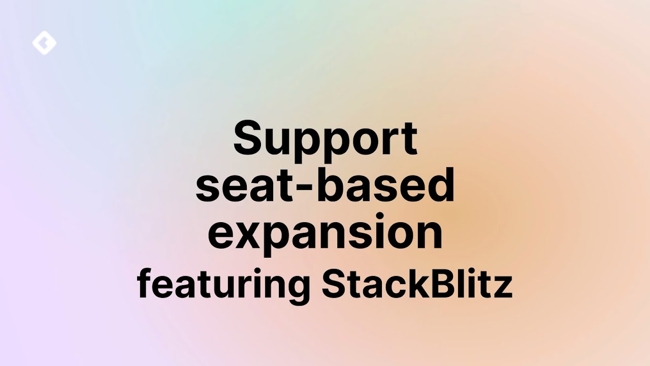 Support Seat Based Expansion Stackblitz Youtube