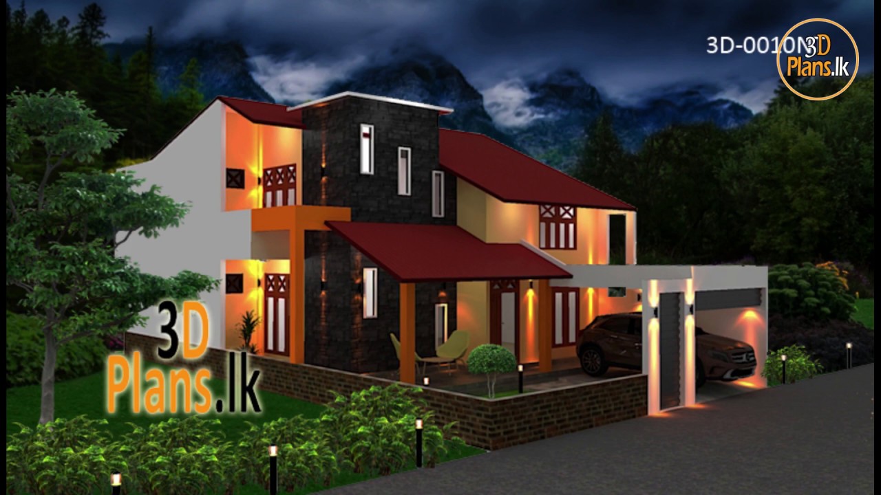 Simple 3d House Plans And Design Youtube