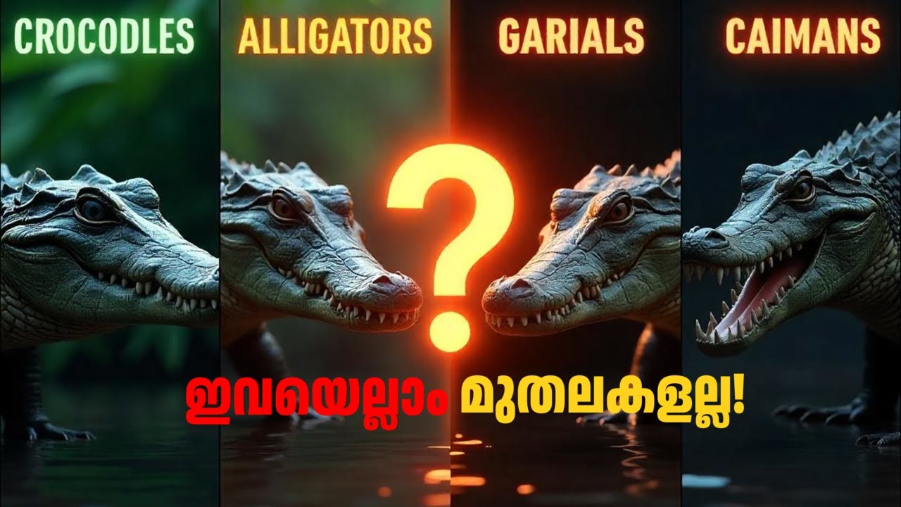 Crocodiles Alligators Gharials Caimans What Makes Them Different