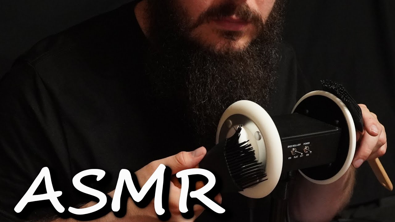 Asmr Ear Brushing With Silicone Brushes Super Satisfying Youtube