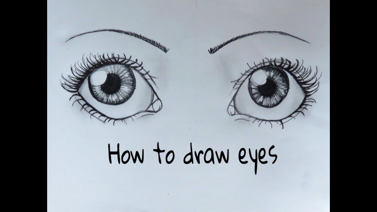 How To Draw Eyes Youtube