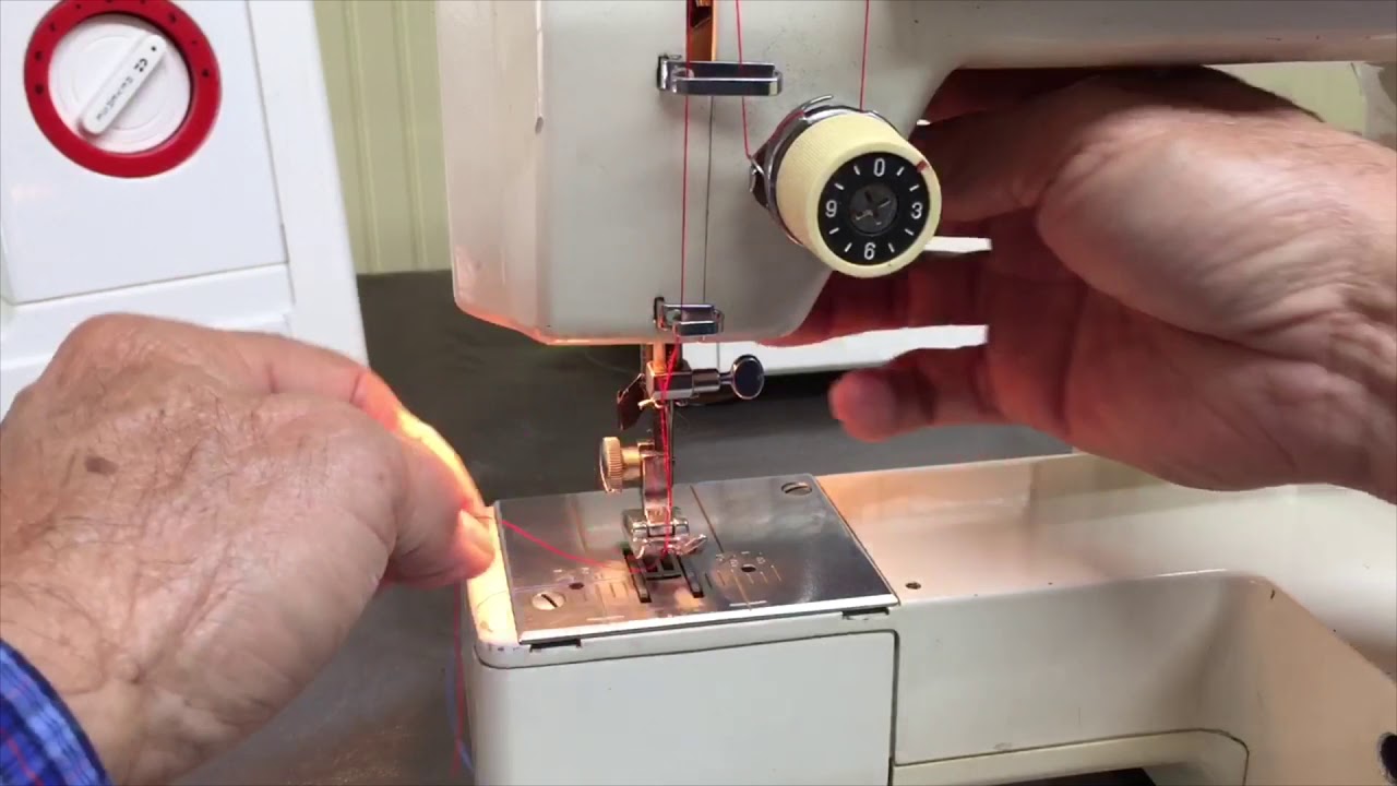 How To Adjust Tension On A Sewing Machine Youtube